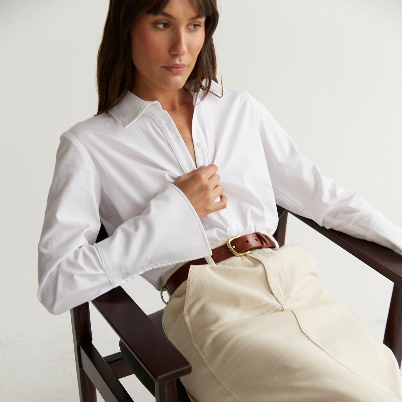 Mathilde White Shirt Bodysuit – MIEW